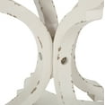 Noble House Noble House Leviathan MDF Accent Table, Distressed White ...
