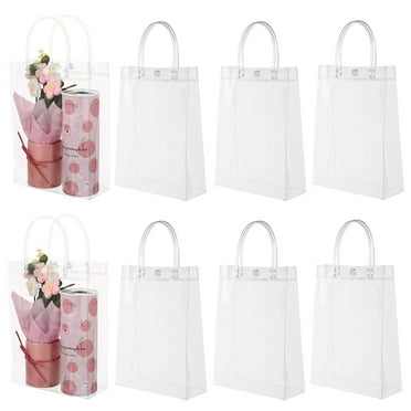 HOOUDO Transparent Gift Bag Clearance BadenBach 3 PCS Small Clear Gift ...