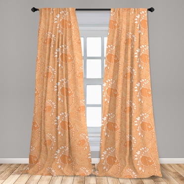 Decotex 2 Piece Elegant Solid Sheer Window Curtain Panels Treatment ...