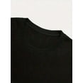 Black Graphic Print Mens Crew Neck T-Shirt With Girl Dad Text Design ...