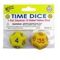 Koplow Games Time Dice, Yellow (AM), 6 Pair/12 Pieces - Walmart.com