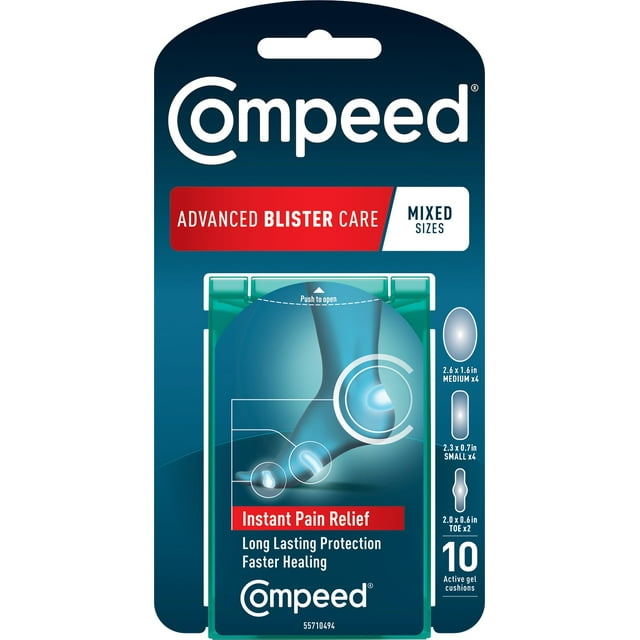 Compeed Blister, Mixed 10 ct (Pack of 6) - Walmart.com