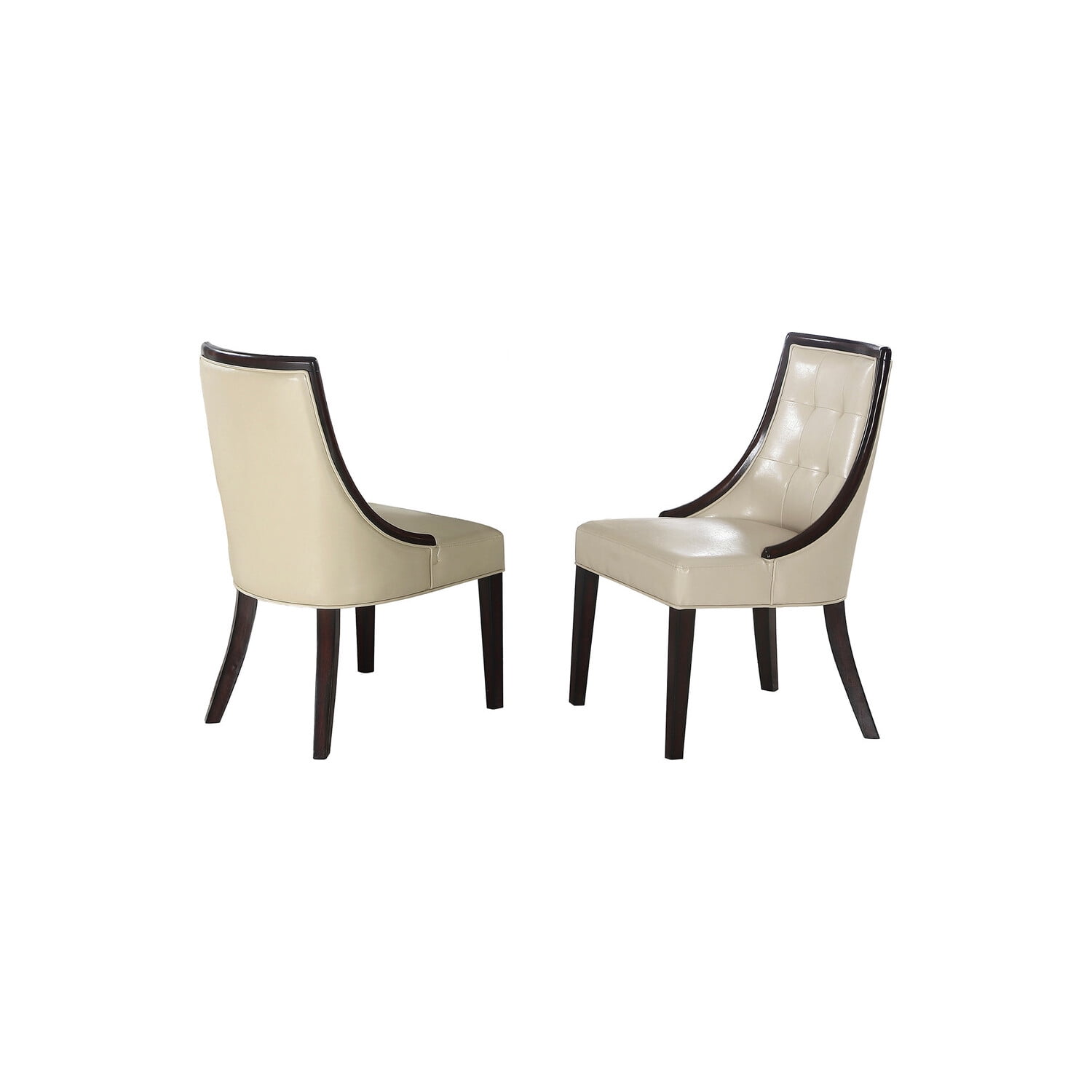 Best Master Furniture Raphael Traditional Faux Leather Dining Side ...