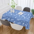 54x72in Square Printed Tablecloth Easy-Care Decorative Table Cloth for ...