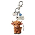 A Little Highlands Cow For You Keychain, 3D Cow Keychain Resin Charm ...