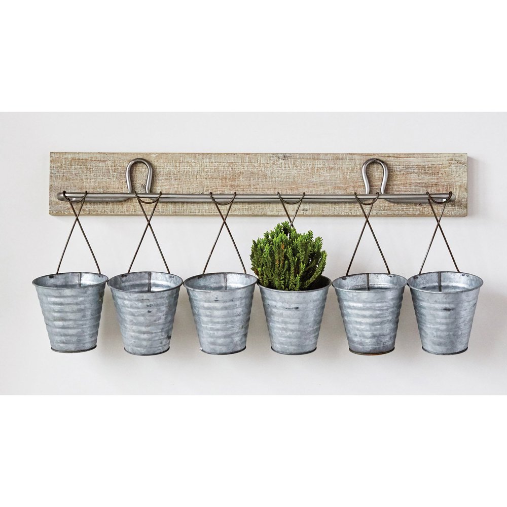 3R Studios Hanging Buckets Wall Accent - Walmart.com - Walmart.com