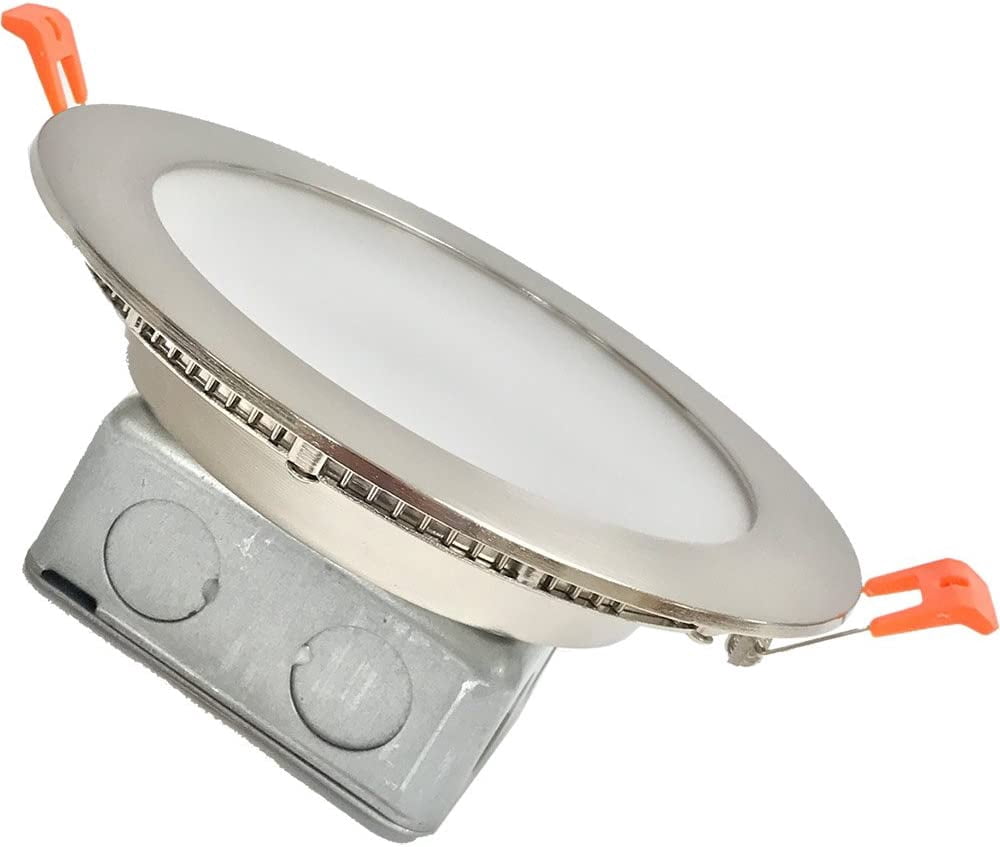 Hamilton Hills Round Flush Mount Recessed LED Light | Thin Ceiling Cans ...