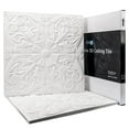 Art3d 12-Pack Decorative Drop Ceiling Tile 2ft x 2ft in Matte White ...