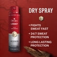 Old Spice Red Collection Antiperspirant Spray for Men, Legacy Scent, 4 ...