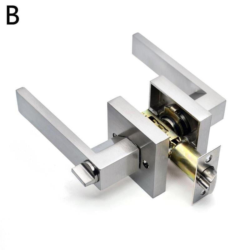 Door Handle Lock For Interior Doors With Lock Cylinder/latch Heavy Duty ...