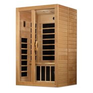 Maxxus 3-Person Corner Low EMF (Under 8MG) FAR Infrared Sauna (Canadian Hemlock) - Walmart.com