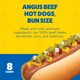 Ball Park Bun Length Angus Beef Hot Dogs, 14 oz, 8 Count - Walmart ...
