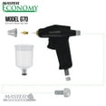 Gravity Feed PISTOL TRIGGER AIRBRUSH Set Kit Spray Gun Hobby Cake ...