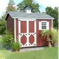 Little Cottage Co. 8x8 Classic Workshop Shed with Operable Windows ...