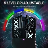 ATTACK SHARK X11 Wireless Gaming Mouse with RGB Magnetic Charging Dock ...