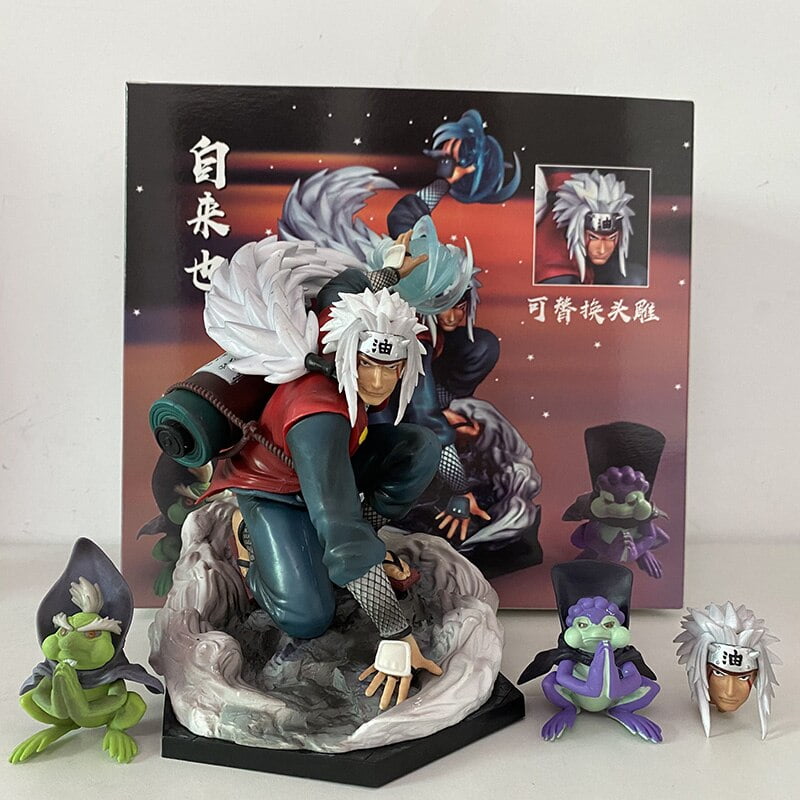GK Jiraiya Action Figure Shippuden Anime Ninja Hama Sennin Statue With ...