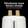 DINGJU 2 Slice Toaster, Extra-Wide Slots, Crumb Tray, 6 Shade Settings ...