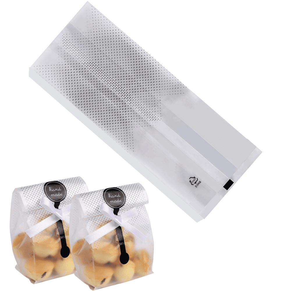 Click here for Taiwo 100 Pack Cookie Bags Translucent Plastic Can... prices