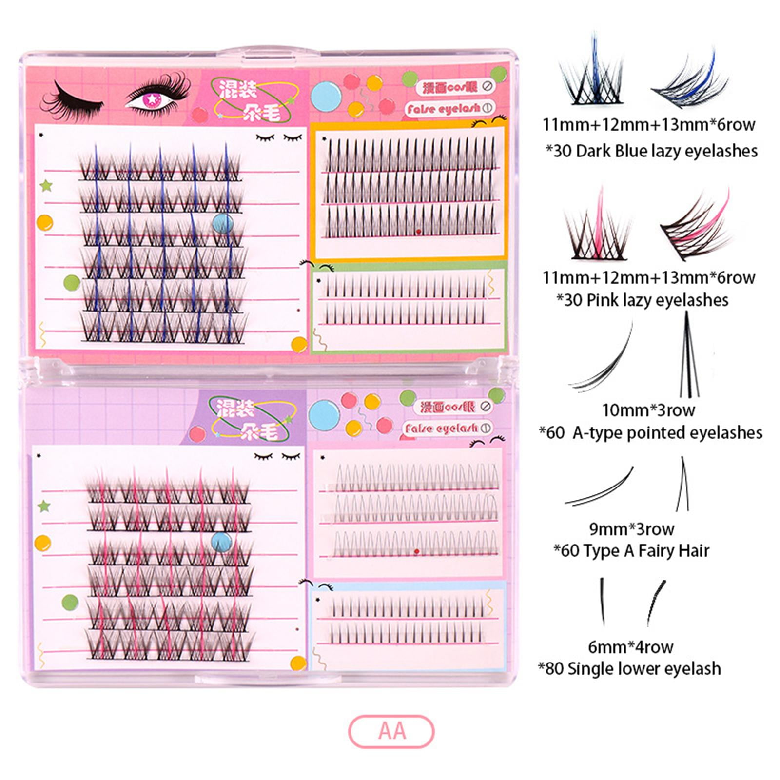 Makeup Eyelash Cluster Synthetic Fiber Natural Looking Professional ...