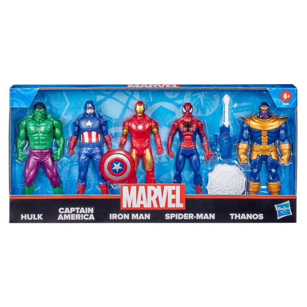 Marvel Avengers 5-Pack Action Figure Set, 6-inch Figures, Includes Iron ...