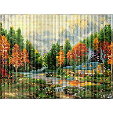 DIAMOND DOTZ® Sunflower Landscape Special Edition Diamond Painting Kit ...