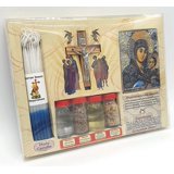 Zuluf Big Set Holy Samples from Holy Land Olive Wood Cross Soil,Olive ...