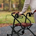 HELLHERO Deer Satripes Walker Rollator Seat Back Cover and Walker Seat ...