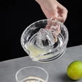 DICEWEN Glass Manual Juicer Bowl with Handle For Lemon Lime Citrus ...