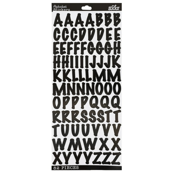 Extra Large Alphabet Stickers
