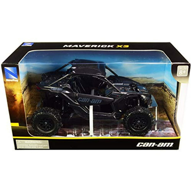 New-Ray - 58193B - 1:18 Scale Toy CAN-AM MAVERICK X3 X TURBO BLACK ...
