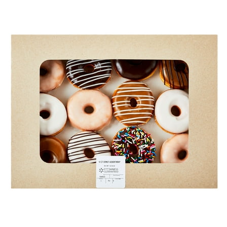 Prairie City Bakery Classic Chocolate Iced Cake Donut, 18 Ounce -- 6 ...