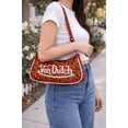 Von Dutch Women’s Leopard Print Mini Shoulder Handbag with Adjustable ...