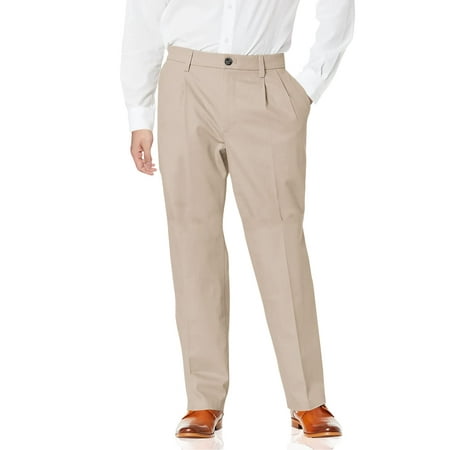 Dockers Men's Relaxed Fit Signature Khaki Lux Cotton Stretch Pants ...