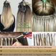 SEGO 100% Real Remy Human Hair Extensions Thick Micro Loop with ...