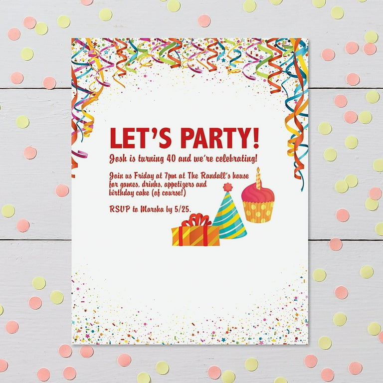 11 Birthday Invitations