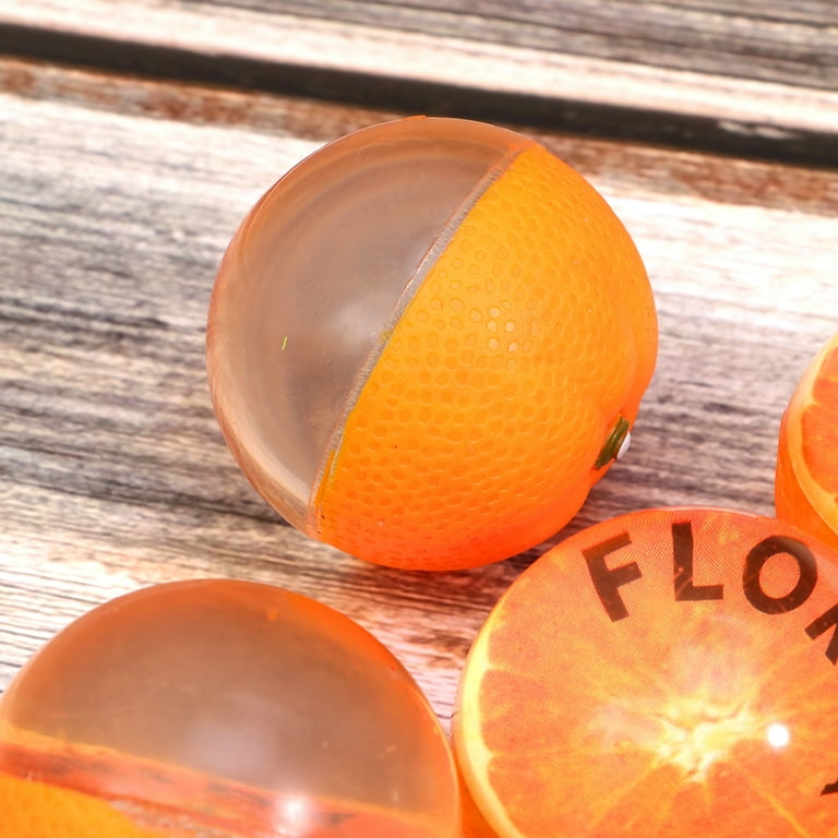 Orange Bouncy Ball