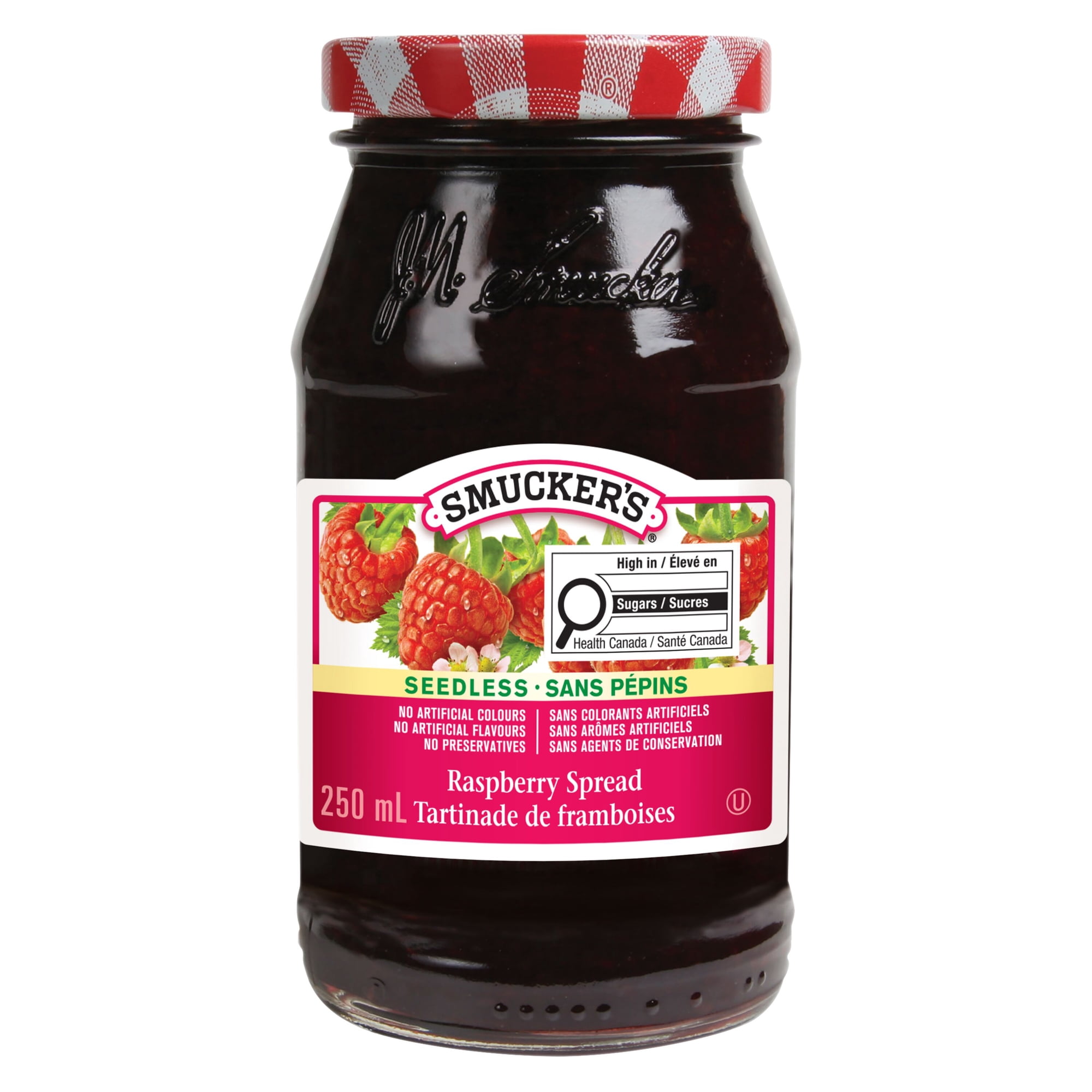 Smuckers Seedless Raspberry Spread 250ml 250 Ml