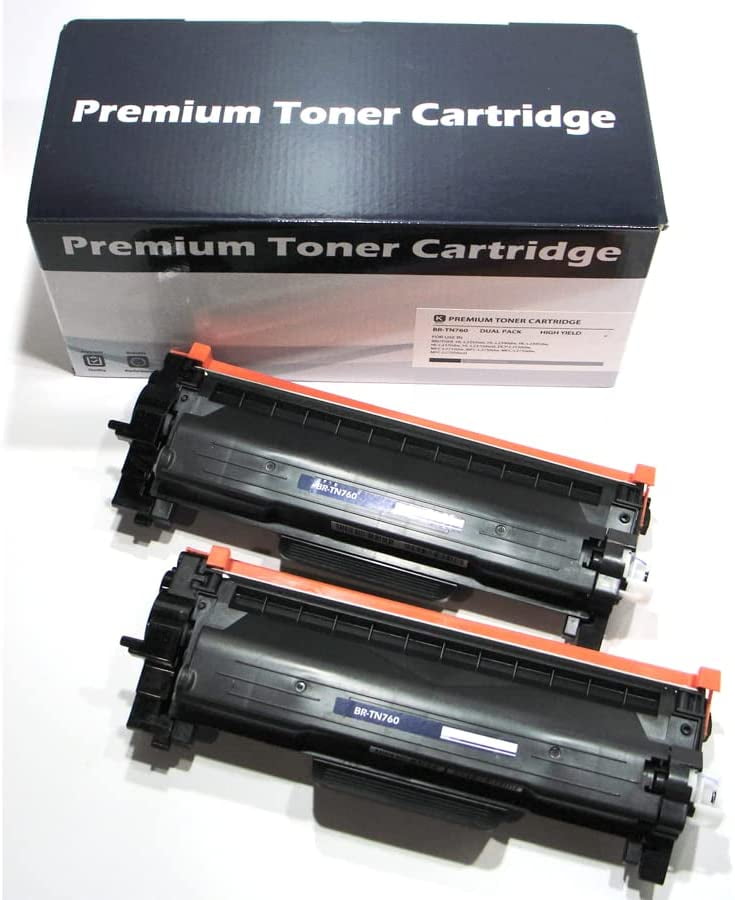 TN730 TN-730 TN 730 Toner: 2 Pack High Yield Black Compatible Toner ...