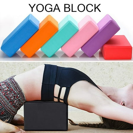 EVA Gym Blocks Foam Brick Training Exercise Fitness Set Tool Yoga ...