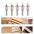 5Pcs Multifunction Limit Taper Hole Round Shank Countersink Drill Bit ...