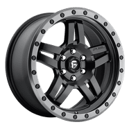 Fuel 1Pc D695 Covert 17X9 8X170 1Et 71.5Cb Candy Red Black Bead Ring ...