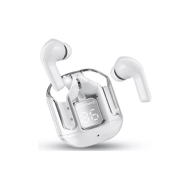 Audífonos Inalámbricos Bluetooth 5.3 de Transparente crysta blanco | Bodega Aurrera en línea