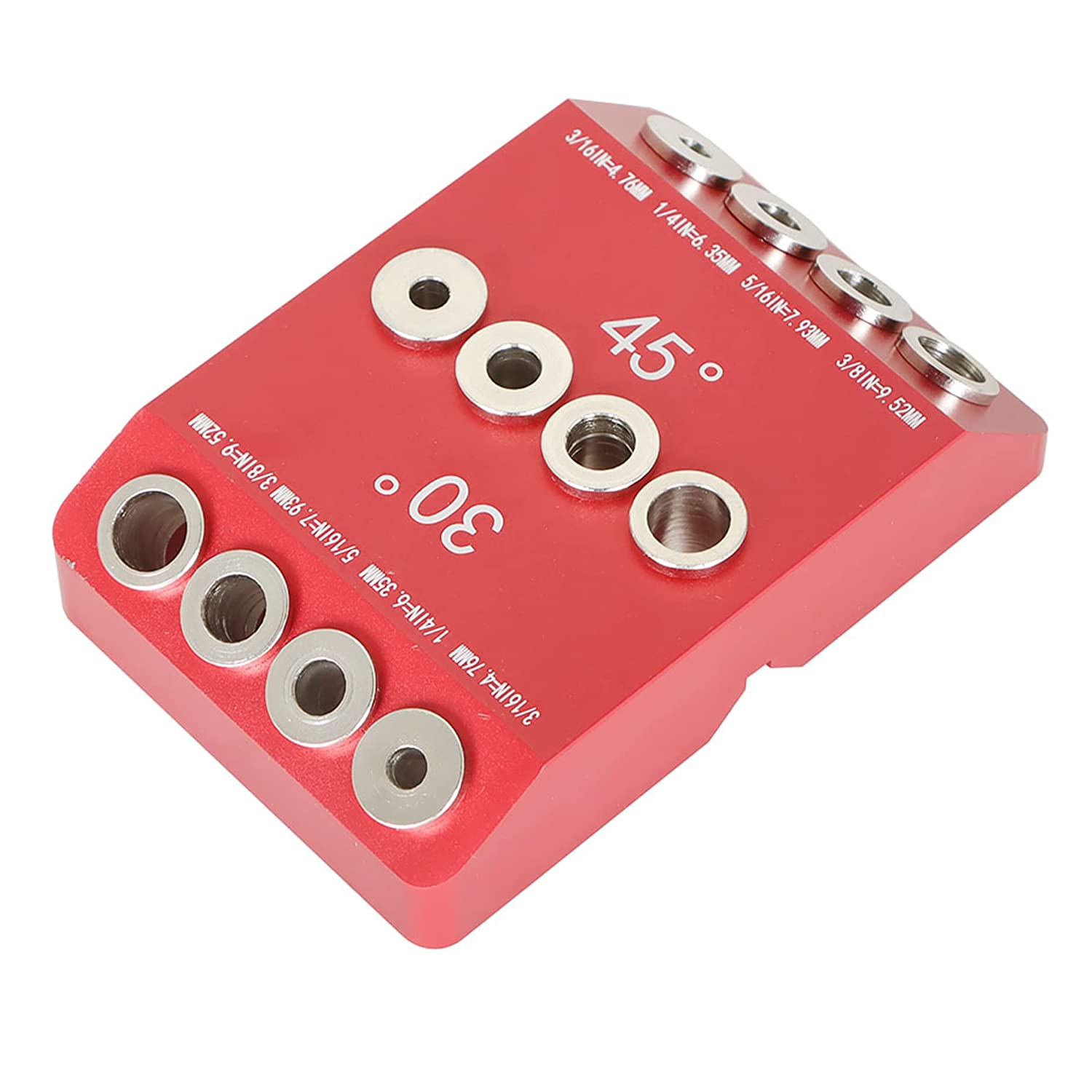 ALL-CARB 30 45 90 Angled Drill Guide Jig with Angled and Straight Holes ...