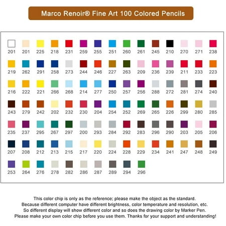 100 Count Premium Distinct Colored Pencils for Adult Coloring Books ...
