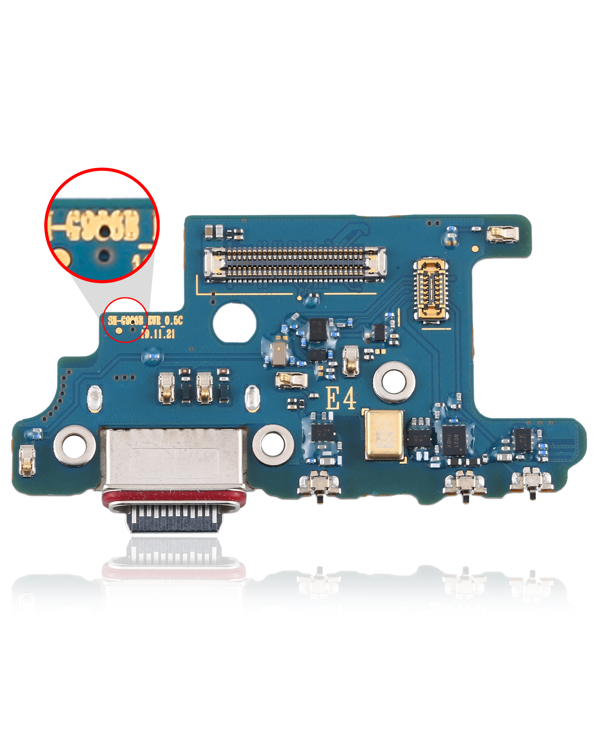 Replacement Charging Port With Board Compatible For Samsung Galaxy S20 ...