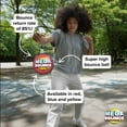 The World's Bounciest Rubber Ball, Small High Bounce Ball for Kids and ...