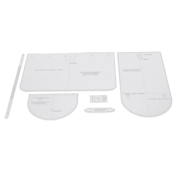 7 Pieces/Set Leathercraft Shoulder Bag Backpack Transparent Acrylic ...