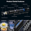 Flashlights High Lumens, 2000LM Bright Flashlight with Memory Function ...