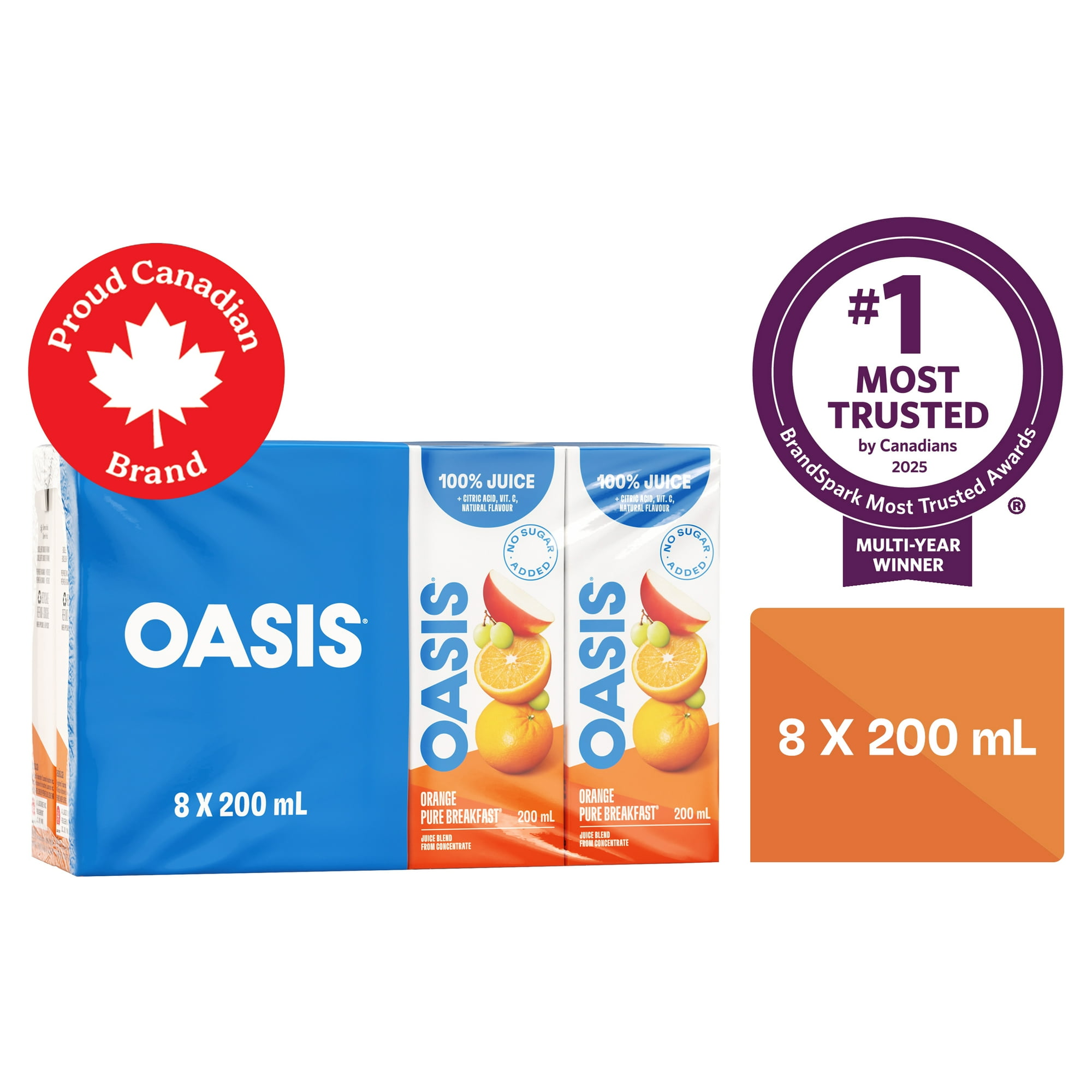 Click here for Oasis Orange Pure Breakfast Juice 200 Ml prices