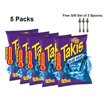 Takis Blue Heat Mini 25 pc / 1.23 oz Bite Size Multipack, Hot Chili ...